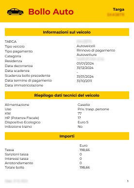 Calcolo Bollo Auto e Moto | Ufficiale, Veloce ed Economico | Scopri La ...